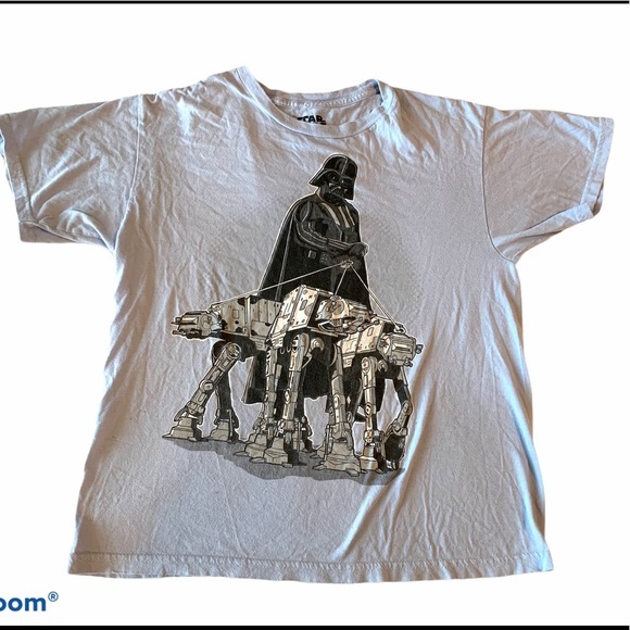 Star Wars | Shirts & Tops | Star Wars Tshirt Darth Vader Riding Atat ...